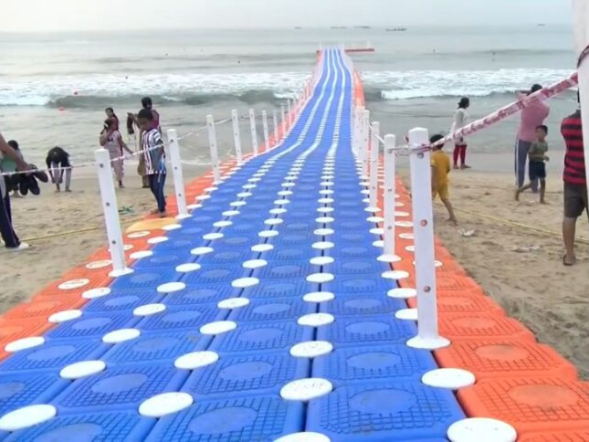 Andhra Pradesh Sea Floating Bridge Destroyed Update Rajya Sabha Mp ...