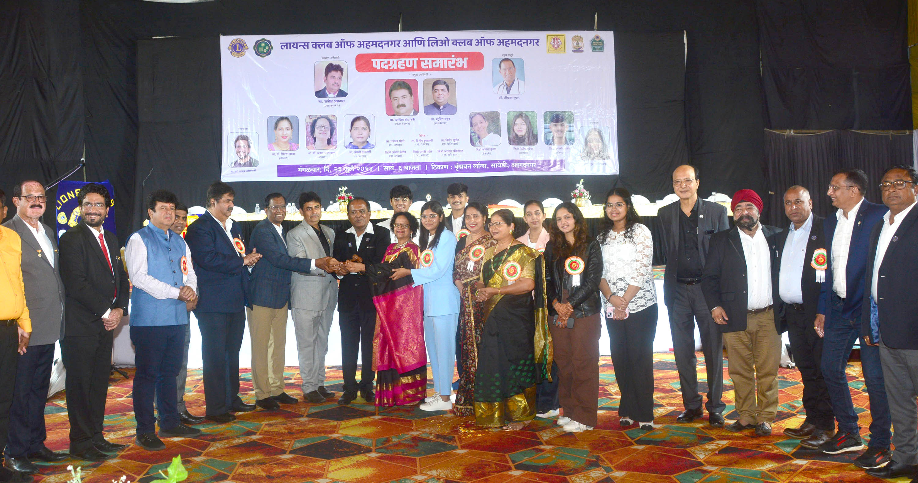 Lions Club's work to support the needy, joint induction ceremony of ...