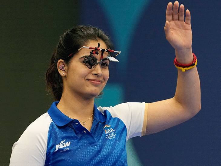 Shooter Manu Bhakar became emotional after missing out on a medal ...
