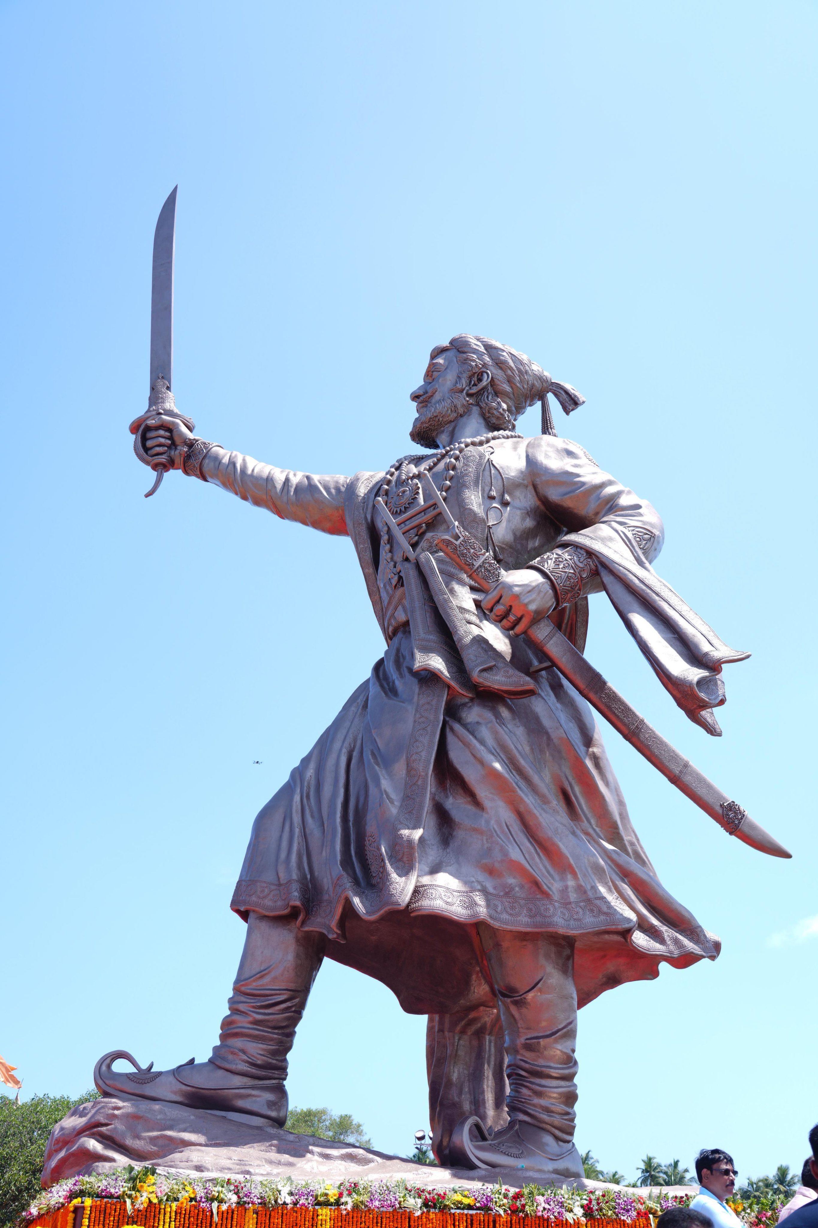 Inauguration of the statue of Chhatrapati Shivaji Maharaj at Rajkot Fort