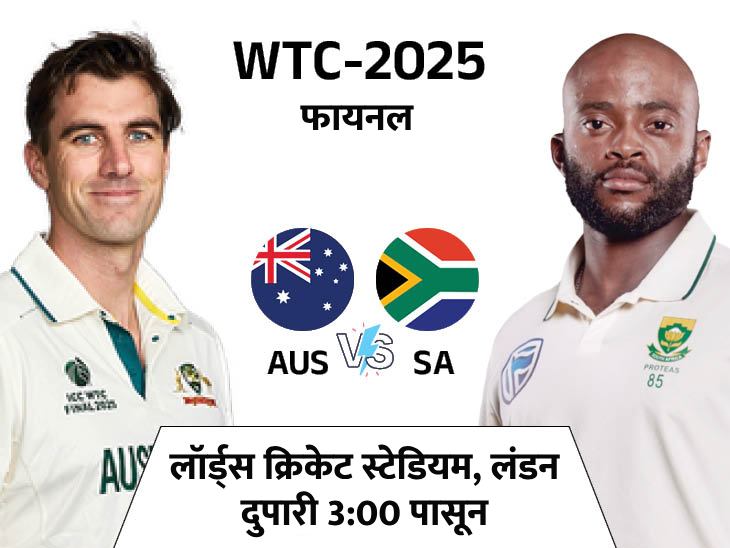 WTC Final 2025 Australia South Africa Lords Match Cricket | WTC 2025 चा अंतिम सामना आजपासून, AUS ...