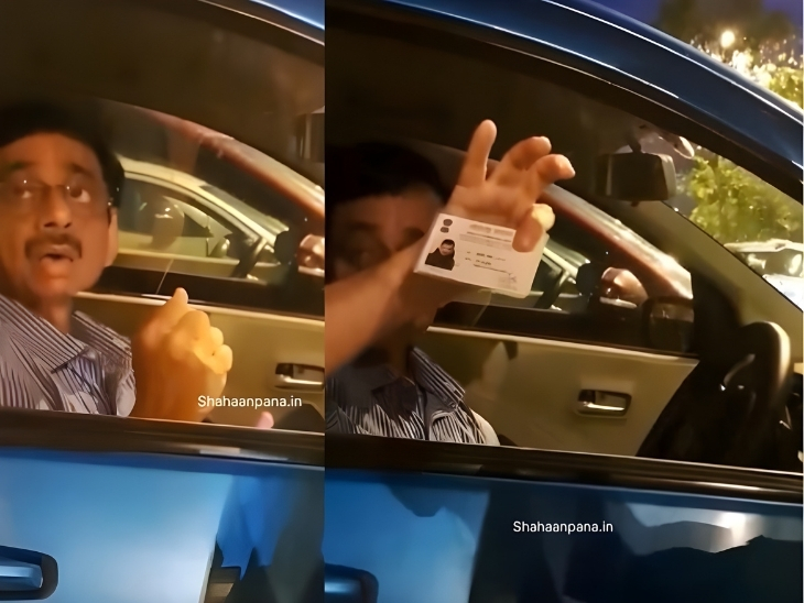 Mumbai Retired IAS Dilip Shinde Argues with Police over Illegal Parking ...