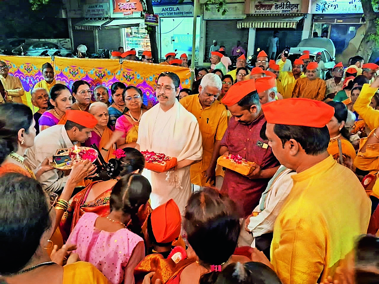 Shri Ganesha from the story of Shrimad Devi Bhagwat; Palkhi Parikrama ...