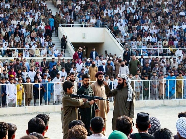 Afghanistan Taliban Public Execution; 13 Year Old Boy | Khost Stadium | अफगाणिस्तान- 13 ...