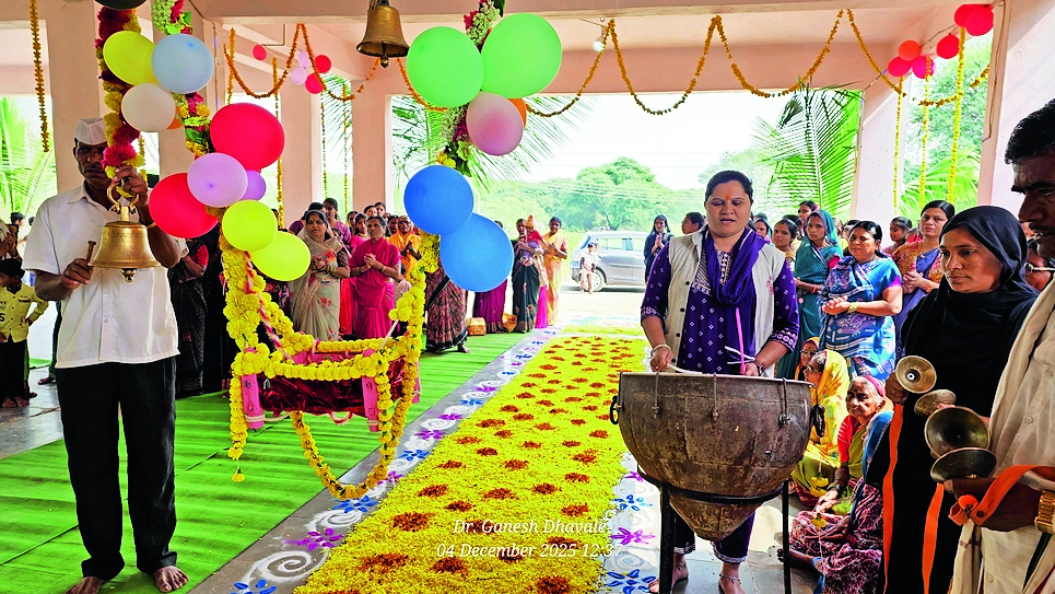 Limbaganesh: Datta Jayanti enthusiasm in Shri Krishna temple ...