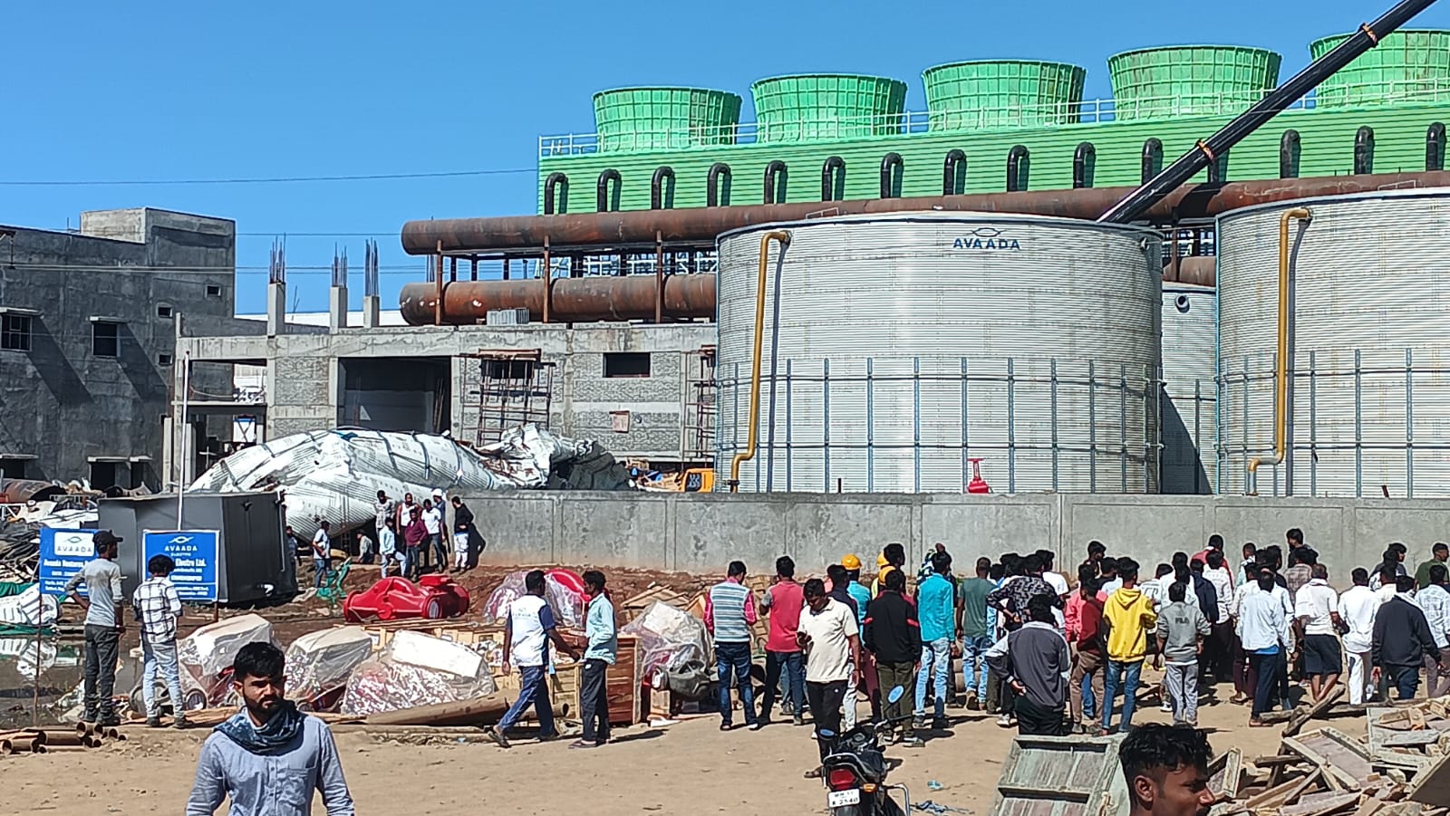Nagpur Buttibori MIDC Water Tank Collapses Workers Die Others Injured