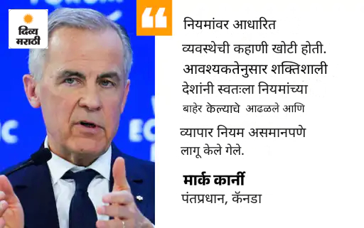 Canada PM Carney: US-Dominated Global Order Ends; Old System Wont Return