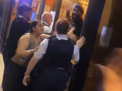 London Punjabi Restaurant Halal Meat Row; 100 Attack
