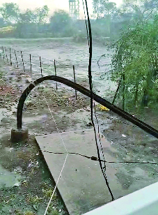 Hailstorm, stormy rains cause damage to Morshi, rice fields, house wall ...