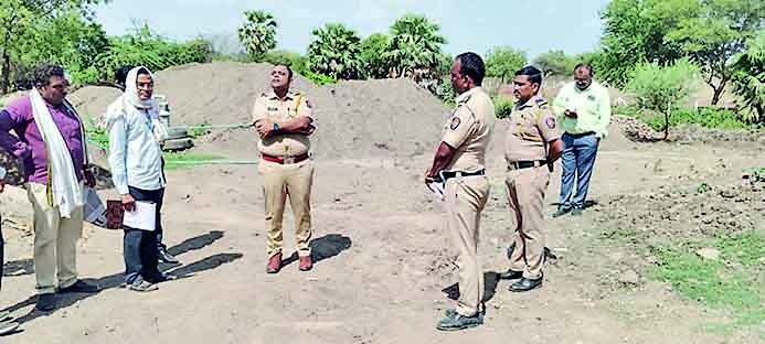 300 brass sand hoard seized near Kharpudi Road, action taken by ...