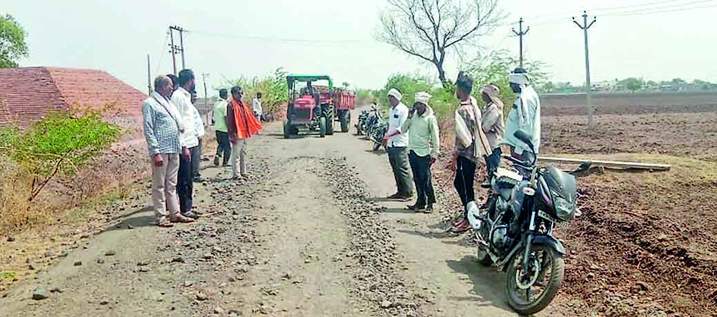 Neglect for four years, road is being washed away due to overloaded ...
