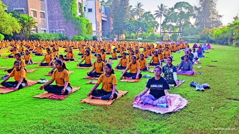Daily yoga is the key to a calm and healthy mind, asserted Dr. J. D ...
