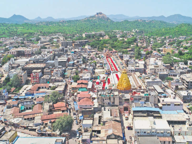Drown View Of Ambaji Temple & Gabbar Hills, Millions Of Devotees ...