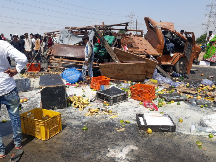 tempo swiped near shikra of bhachau in kutch district one death and ...