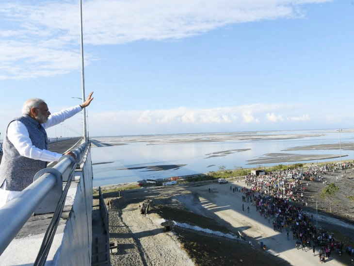 Modi to inaugurate Bogibeel Bridge India longest rail road bridge today