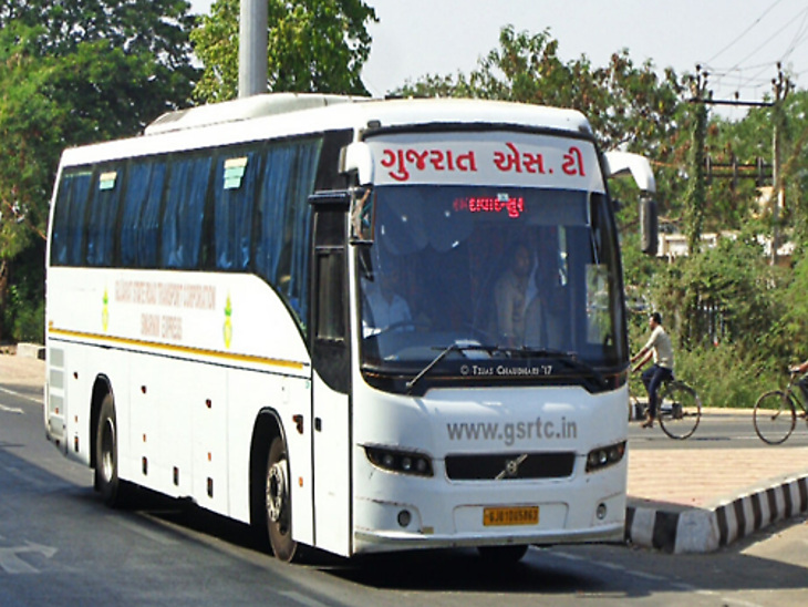in sort time rajkot pune ac volvo bus start from rajkot | મહારાષ્ટ્ર ...