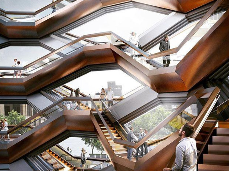 Hudson yards's vessel tower will open on 15 march in New York ...