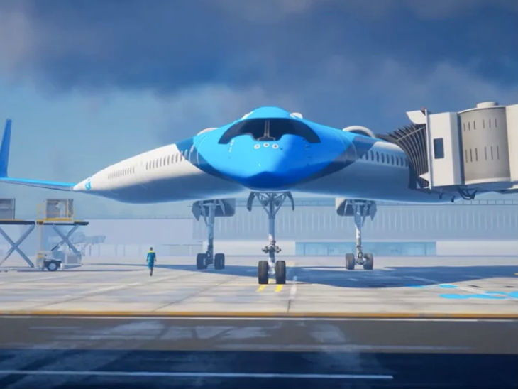 Flying-V Aircraft is the first aircraft to travel in its wings ...