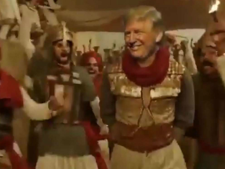 Ranveer Sing Malhari Song morphed video meme with Donald Trump Face ...