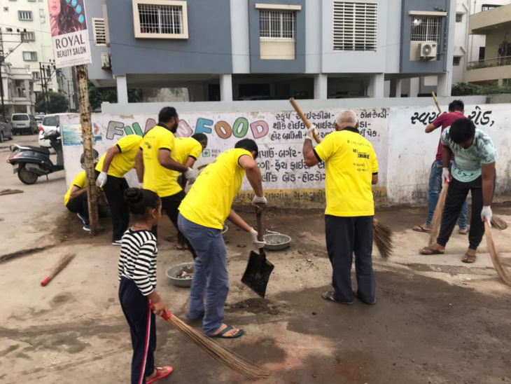 in morbi The first road named is swachhata road in country | મોરબીમાં ...