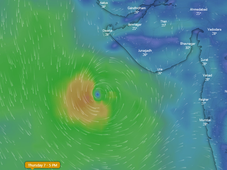 Maha Cyclone Will hit Gujarat Coastal Area on 7 November, possibility ...