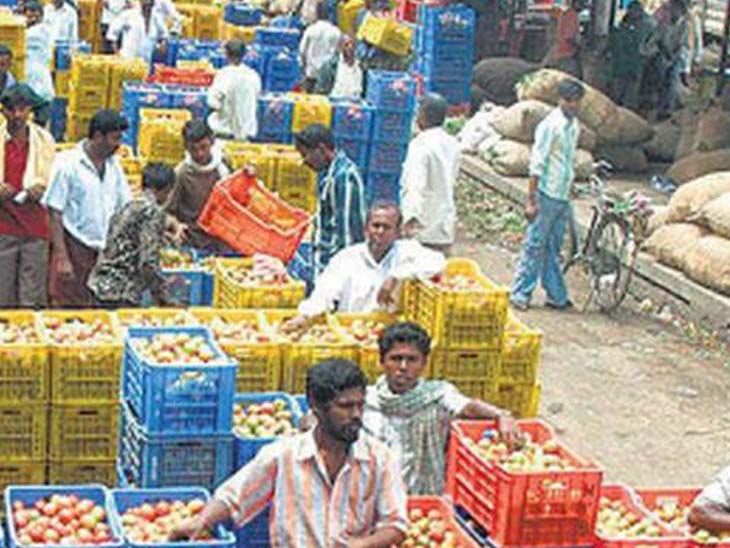 Padra Sardar Market will now be open, farmers and traders outside the ...