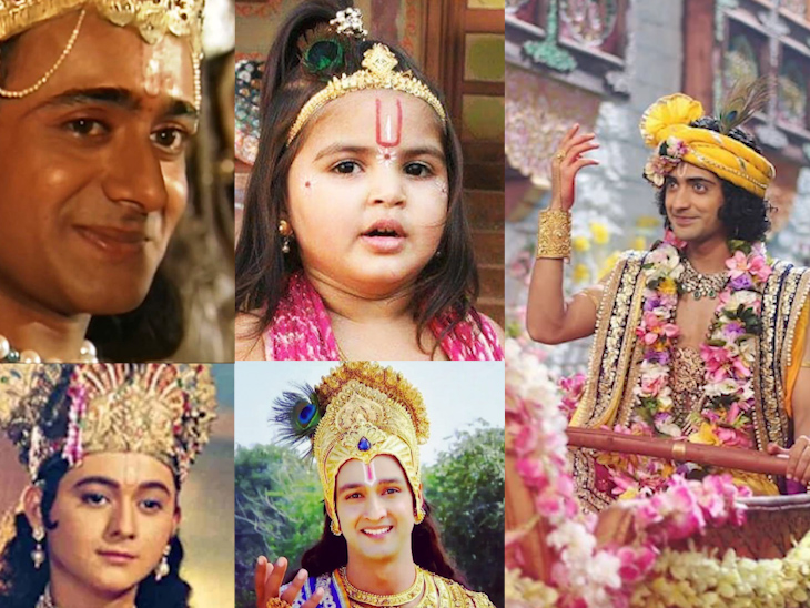 Success for these actors by playing the role of Lord Krishna on TV ...