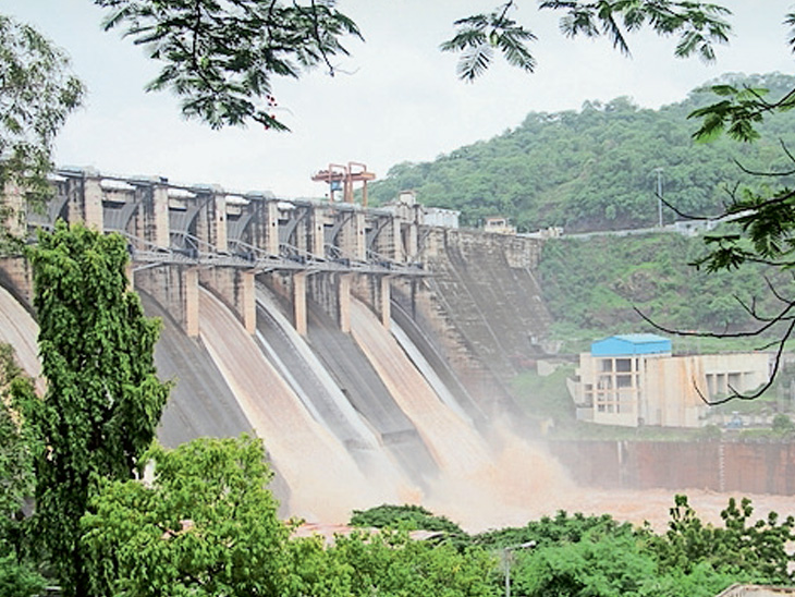 4.5 inches of rain in 3 hours in Dadiapada Karjan Dam High Alert: 4659 ...