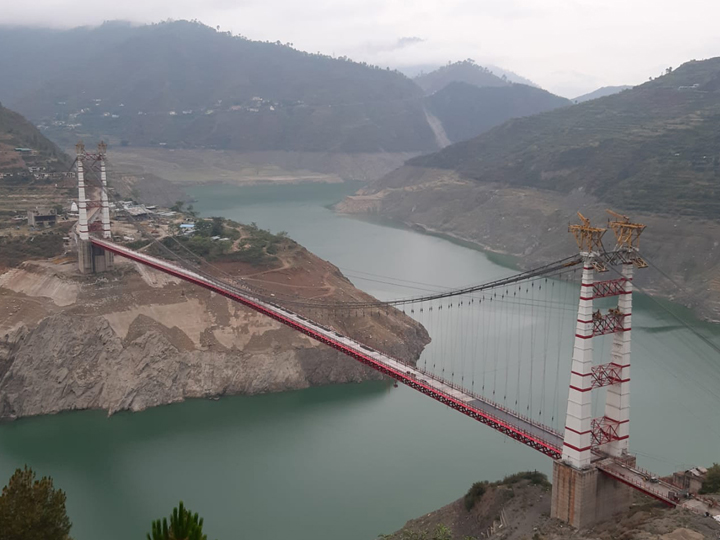 Uttarakhand's longest suspension bridge over lake completed, completed ...
