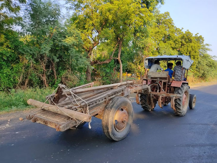 Combination of modern ojoro with ancient in farming work