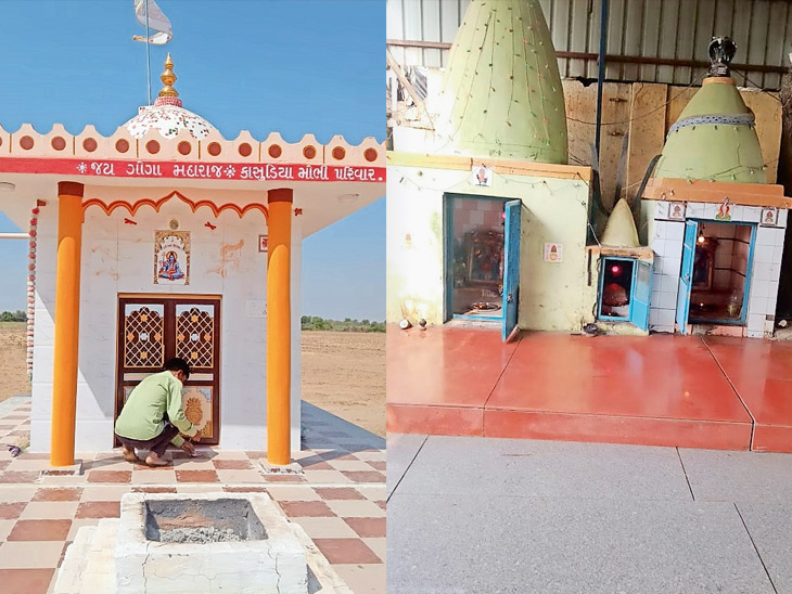 The smugglers picked up the donation box of Goga Maharaj temple at the ...