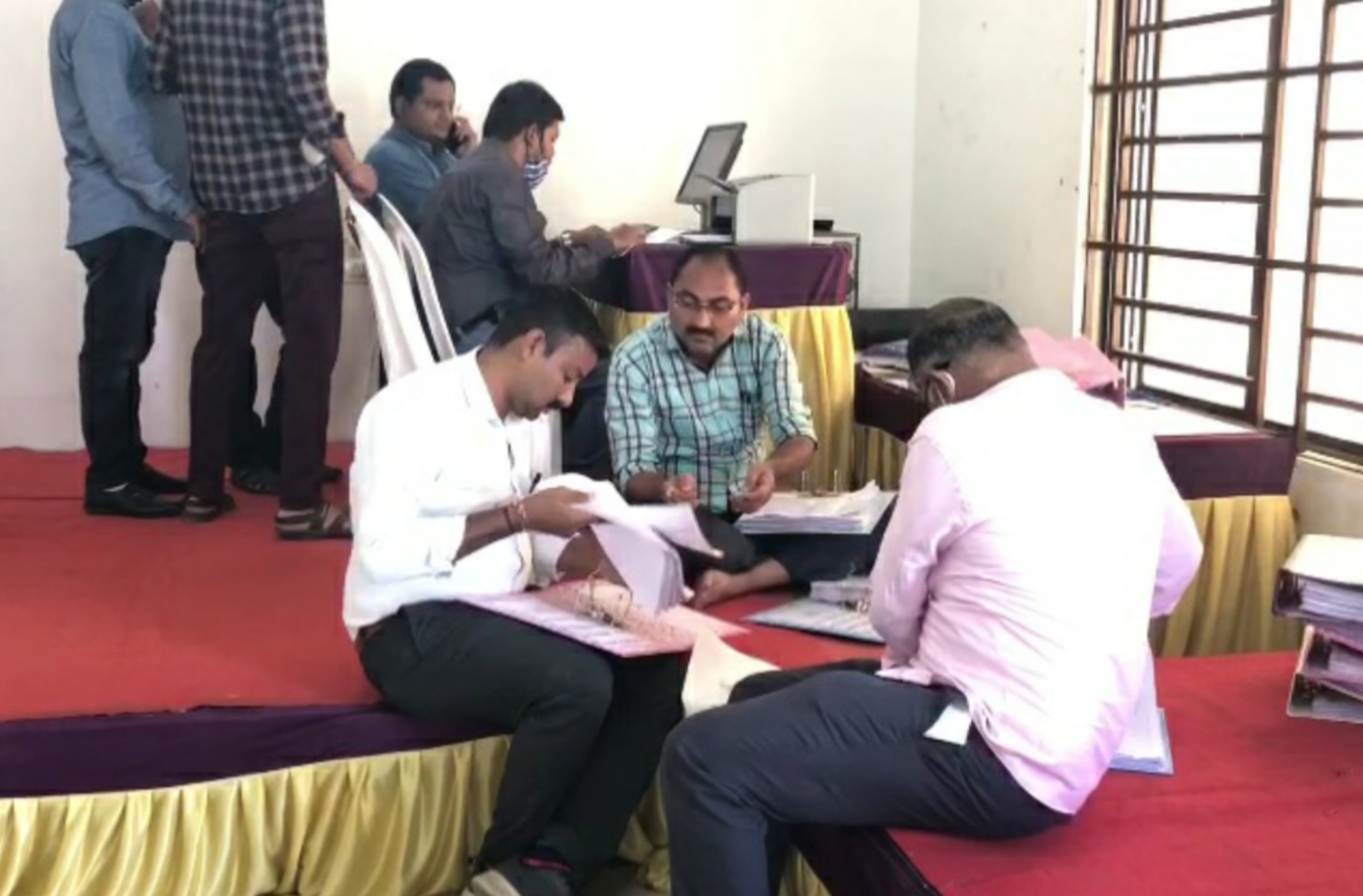 With the counting of votes of Navsari district taluka and two ...