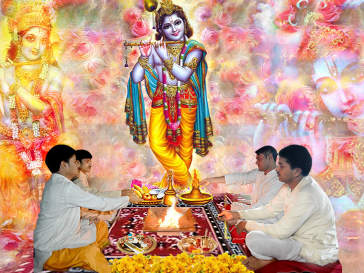 There Is A Tradition Of Sri Krishna Worship On The Last Day Of The ...