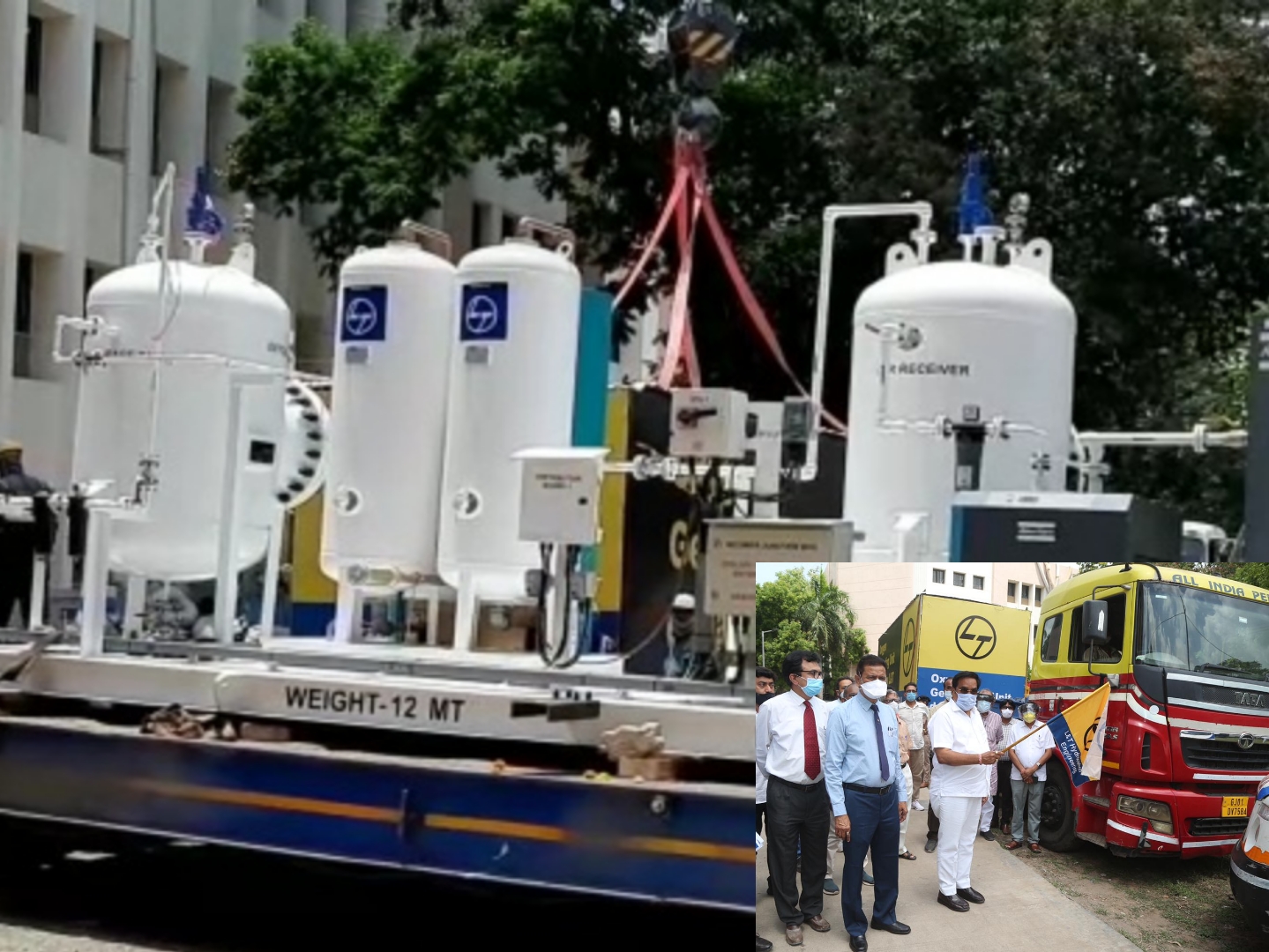 Oxygen plant set up at Navsari Civil at a cost of Rs 65 lakh in ...