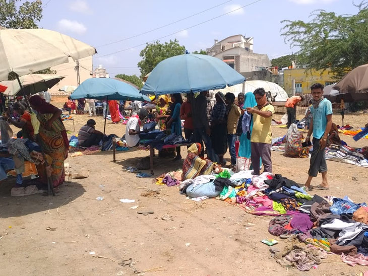 Gujri Bazaar started in Bagwadar where it was barely under control!