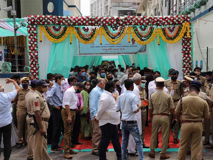 Chandkheda and Paldi police stations new building like corporate office ...