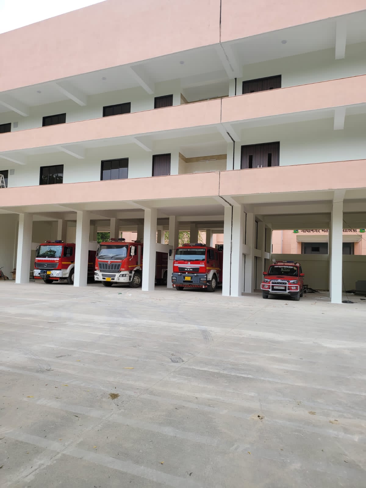 Formal entry of fire brigade in the building erected in the name of ...