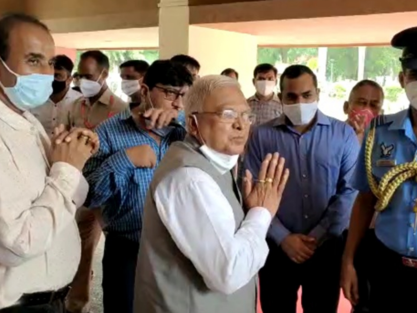 Mangubhai Patel arrives in Navsari for first time after taking over as ...