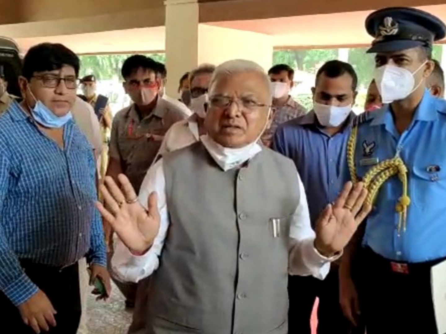 Mangubhai Patel arrives in Navsari for first time after taking over as ...