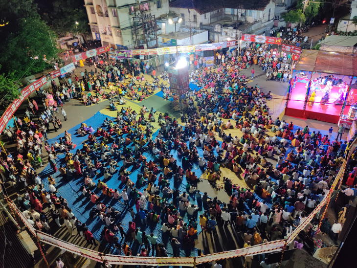 The popularity of ancient Garba is still intact, people flocked to see ...