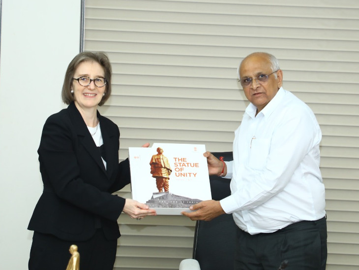 Luxembourg Gand Dutch Ambassador Peggy Frantzen on a visit to Gujarat ...