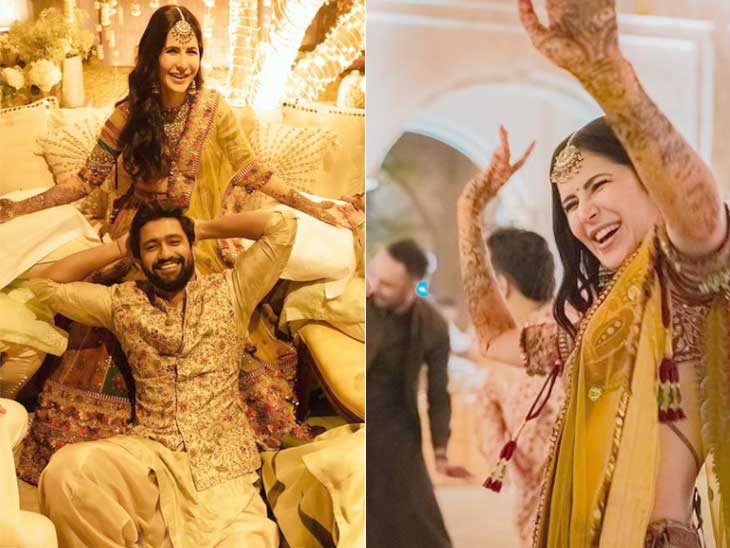 katrina kaif and vicky kaushal mehndi ceremony pics | કેટ-વિકીની મહેંદી ...