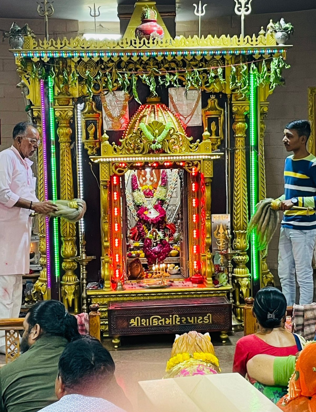 Fifty two yards flag hoisted by a devotee of Saurashtra in the land of ...