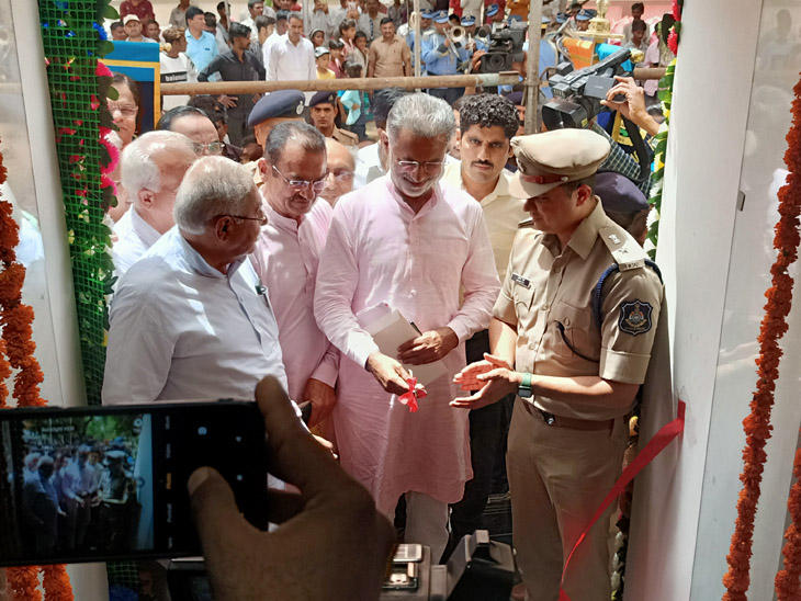 E-inauguration of a police station built at a cost of Rs 3 crore in ...