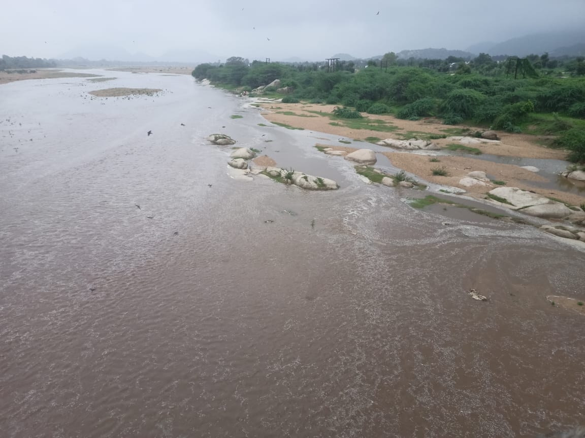 Due to heavy rains in the upper reaches of the Banas river, new water ...