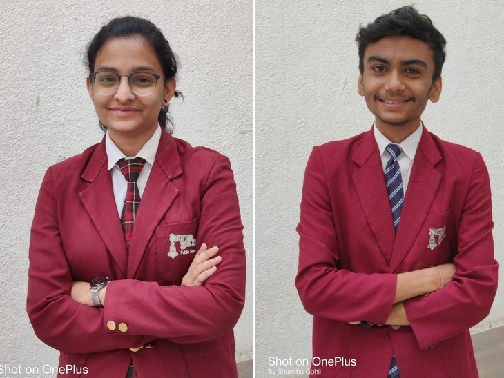 Kunj and Heer toppers in Bhavnagar in CBSE Std.12 Science | વિશેષ: CBSE ...