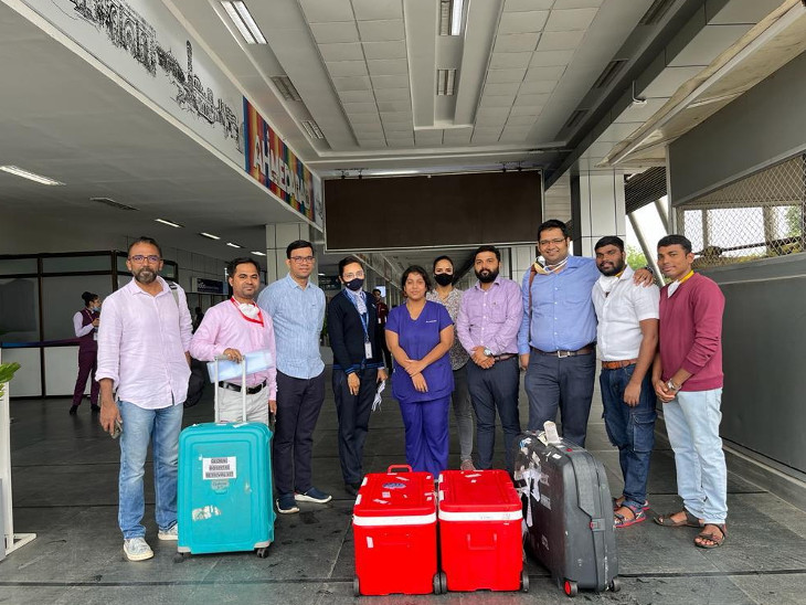 First case of bowel donation from Gujarat - Bowel flown from Ahmedabad ...