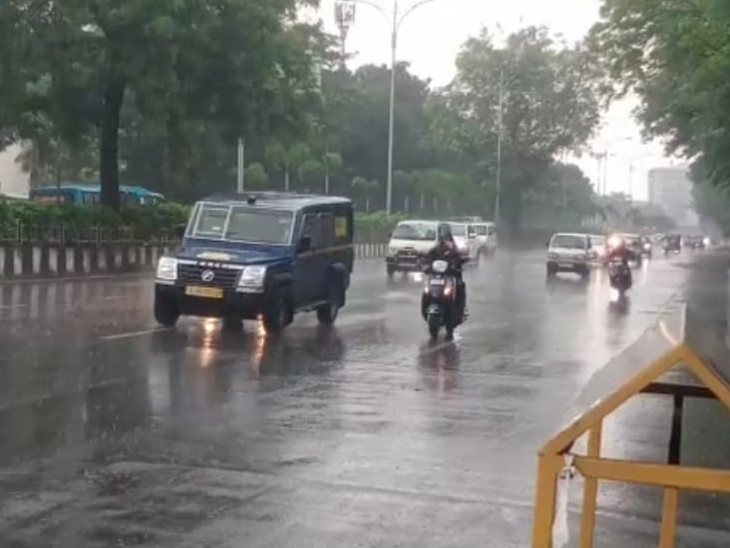 Rainy weather has set in Surat, scattered rain has started in different ...