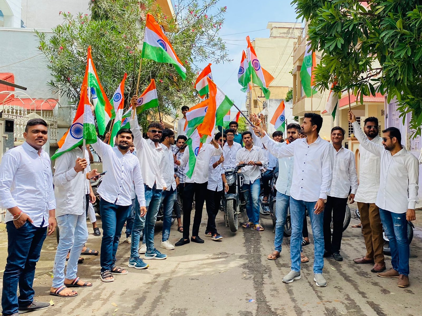 A unique celebration by the Porbandar NSUI team; A tribute to the ...