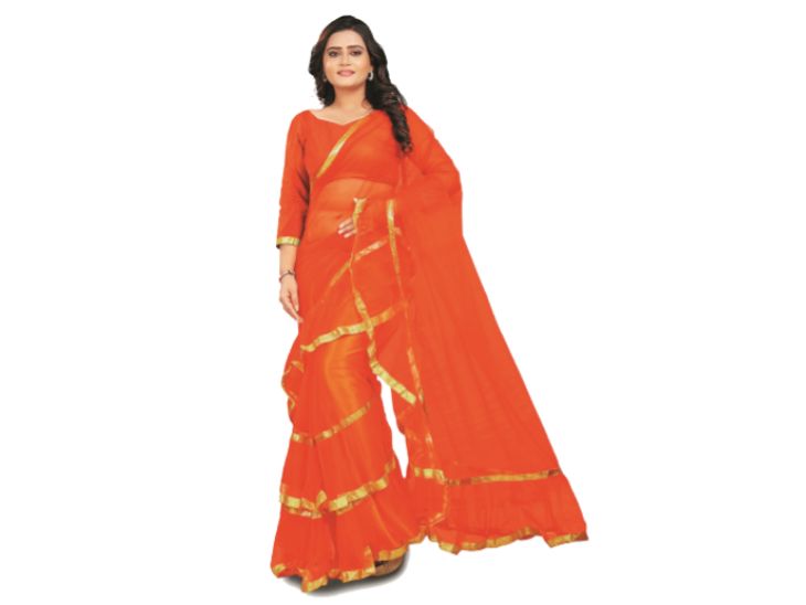 Sajidh ji in saree welcome bappa with faith...